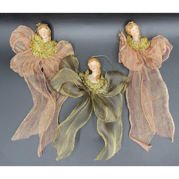 Source Unknown | Holiday | Vintage Christmas Porcelain Victorian Doll ...
